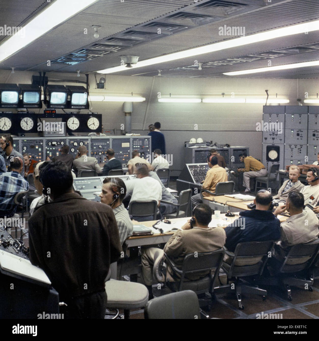 This photograph showcases Blockhouse personnel working at a test site ...