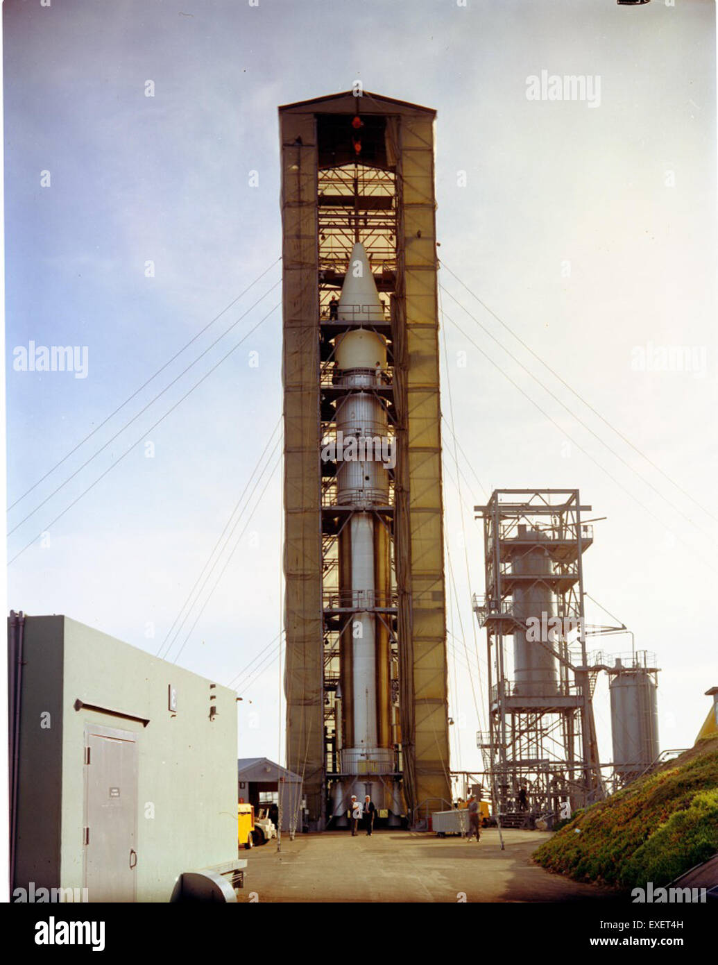 The Atlas-Agena rocket system, combined with the Orbiting Astronomical ...