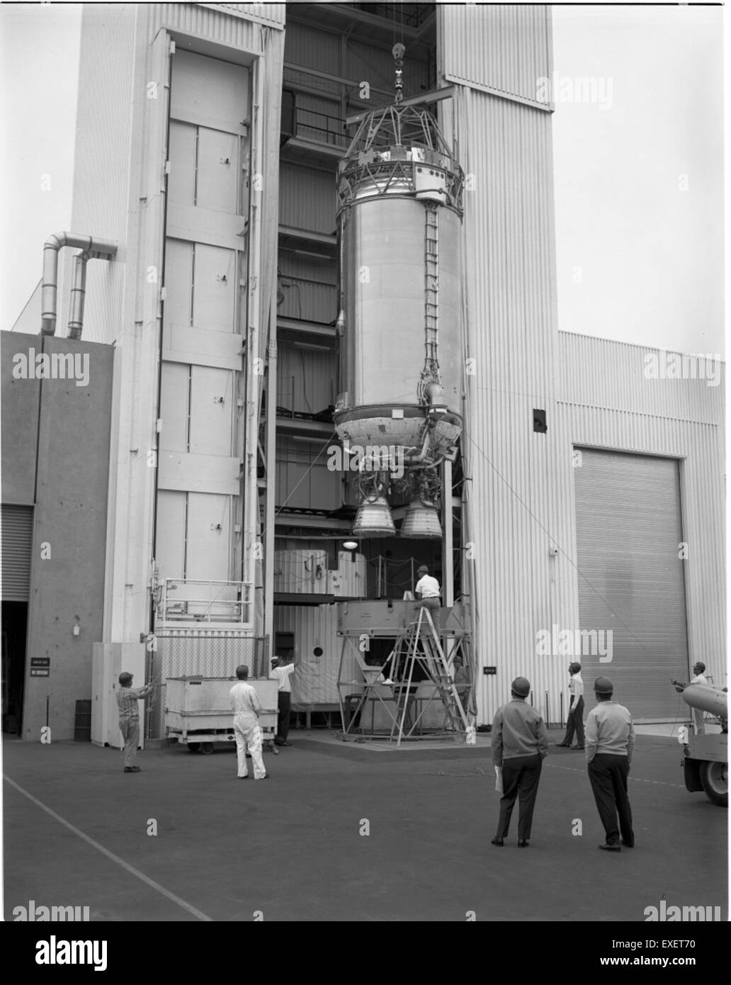 Atlas Centaur 7 Details AC- 7 Vehicle Mating Date 08031965 Stock Photo ...