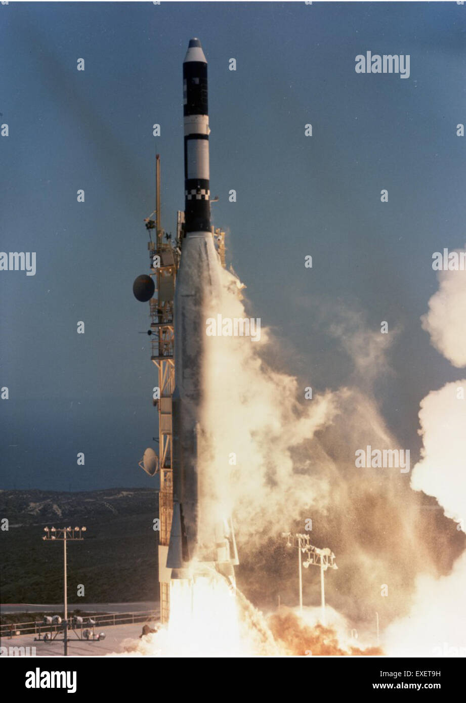 The Atlas-Agena SLV 3-7119 rocket was launched from Point Arguello ...