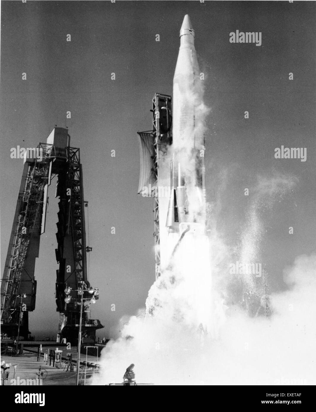 Prime rocket Black and White Stock Photos & Images - Alamy