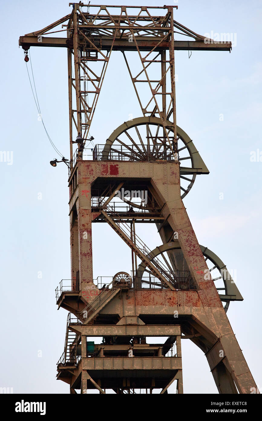 View of Clipstone Headstocks, Clipstone Colliery, Nottinghamshire ...