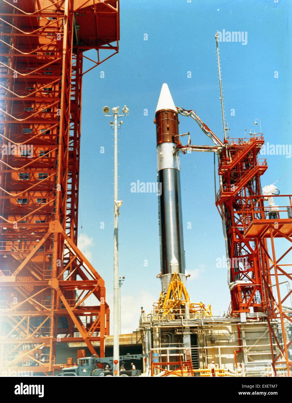 The Atlas-Centaur rocket, launched on July 13, 1961, was a significant ...
