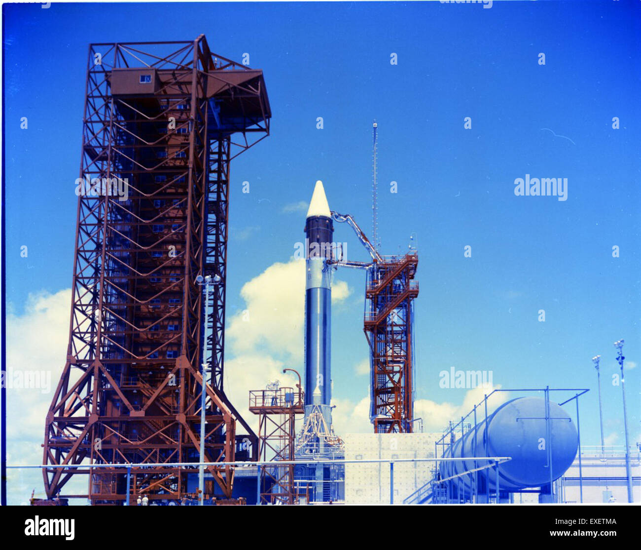 The Atlas-Centaur rocket system was launched from Cape Canaveral on ...
