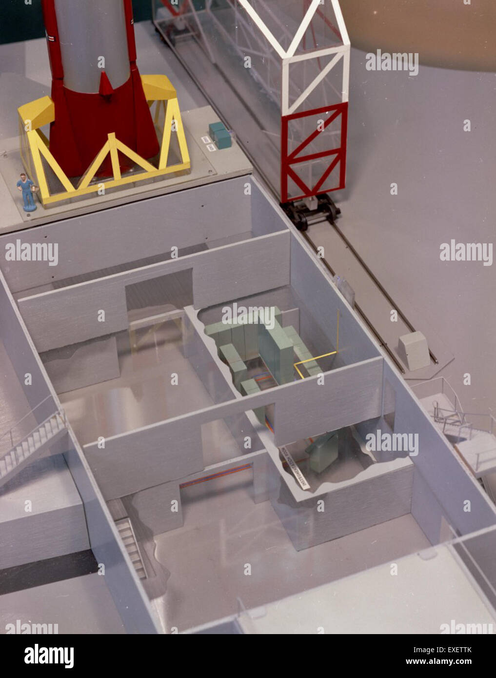 The Atlas Launch Complex model showcases the design and features of the ...