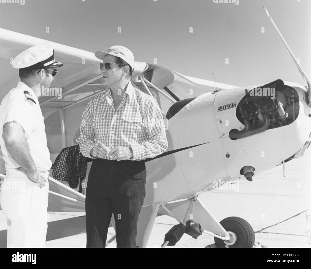 This image features Robert Cummings, an American actor, and aviator who ...