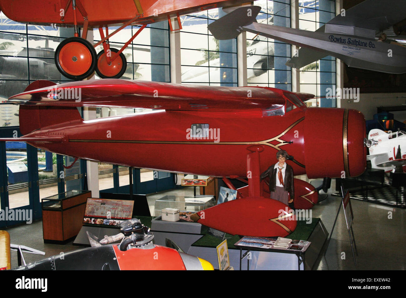 Lockheed Vega 5B (mock-up from movie "Amelia Stock Photo - Alamy