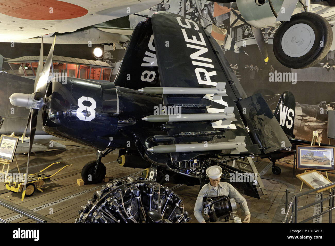 The Chance Vought F4U Corsair was a carrier-based fighter aircraft used ...