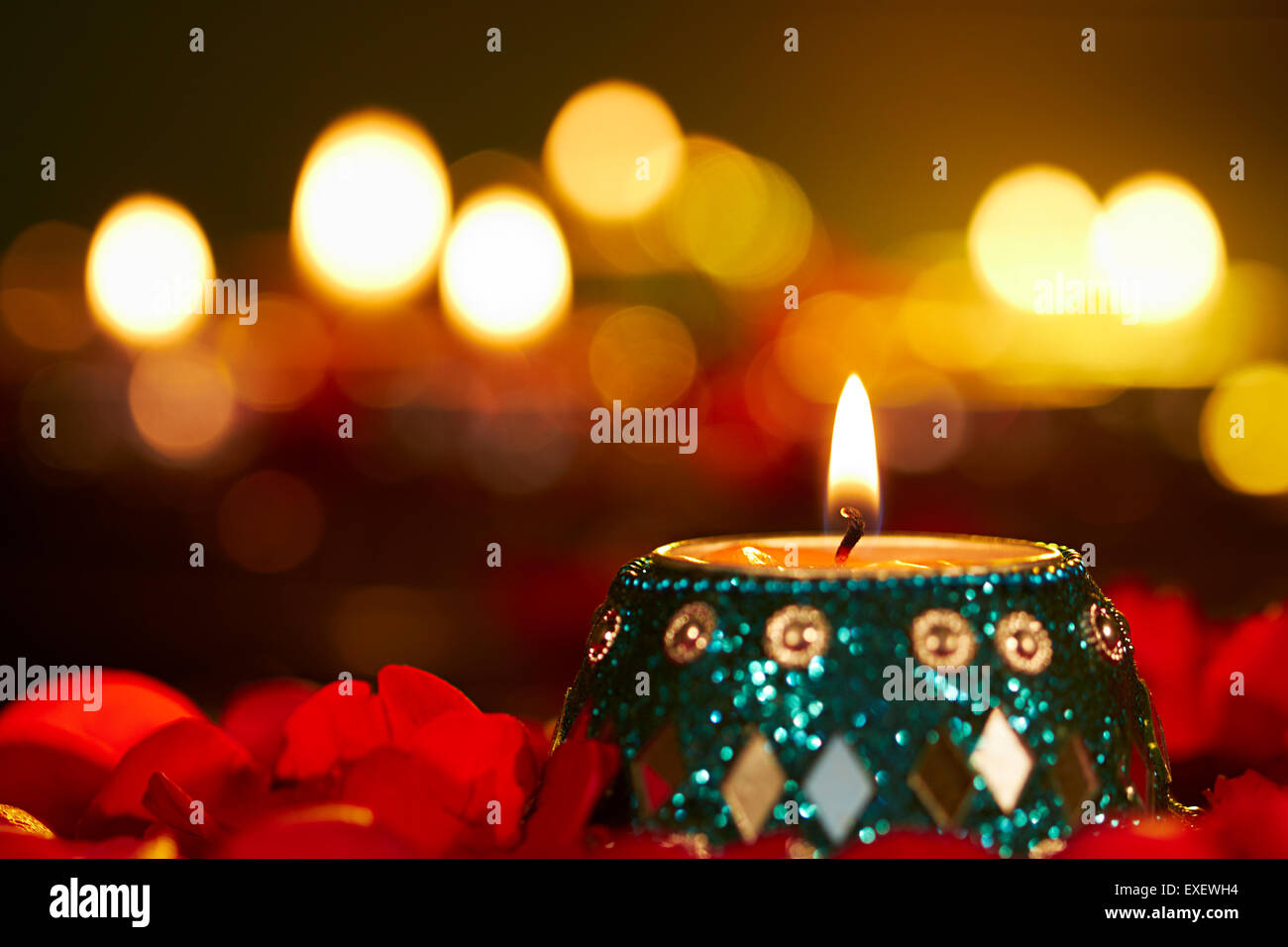 indian diwali Festival Diya Nobody Stock Photo - Alamy