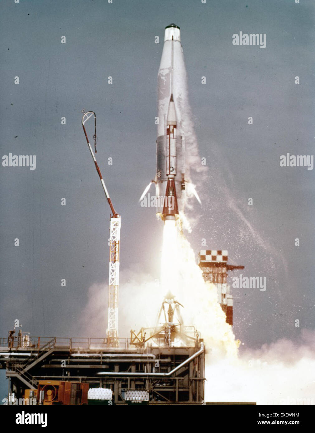 The Atlas 4B was launched on August 2, 1958, from Site 13B as part of a ...