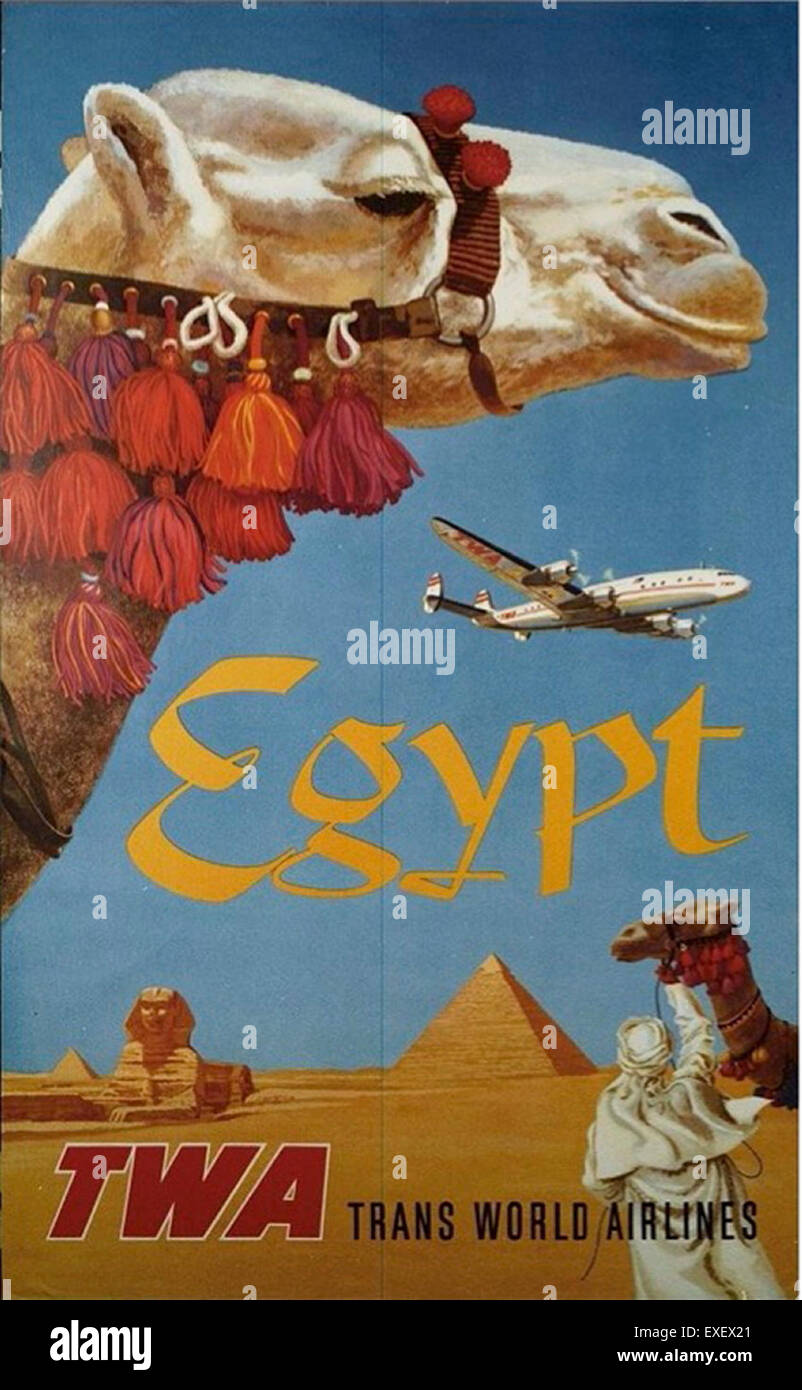 This vintage airline poster from the SDASM collection highlights the ...