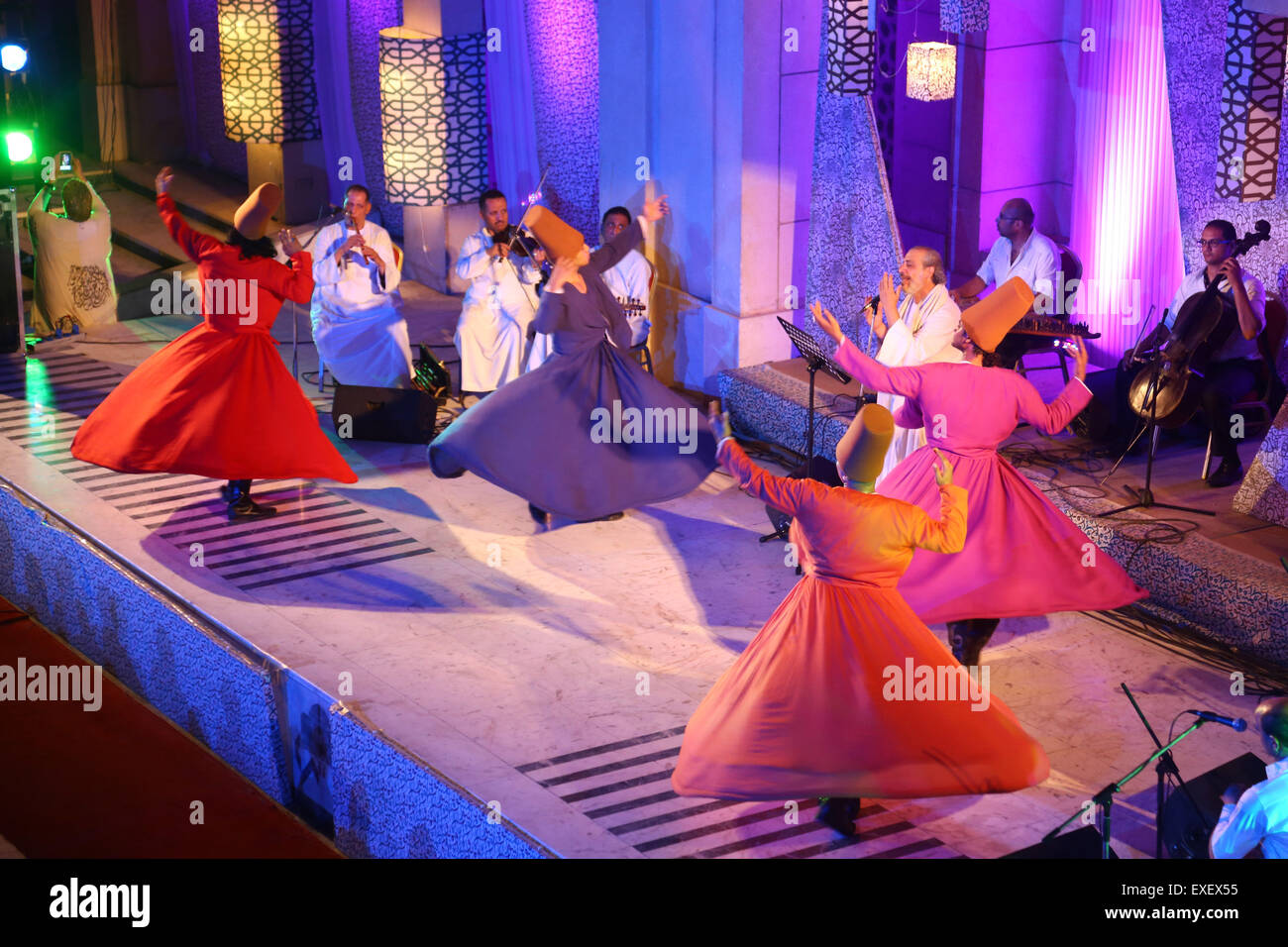 Cairo the tanoura dancers hi-res stock photography and images - Alamy
