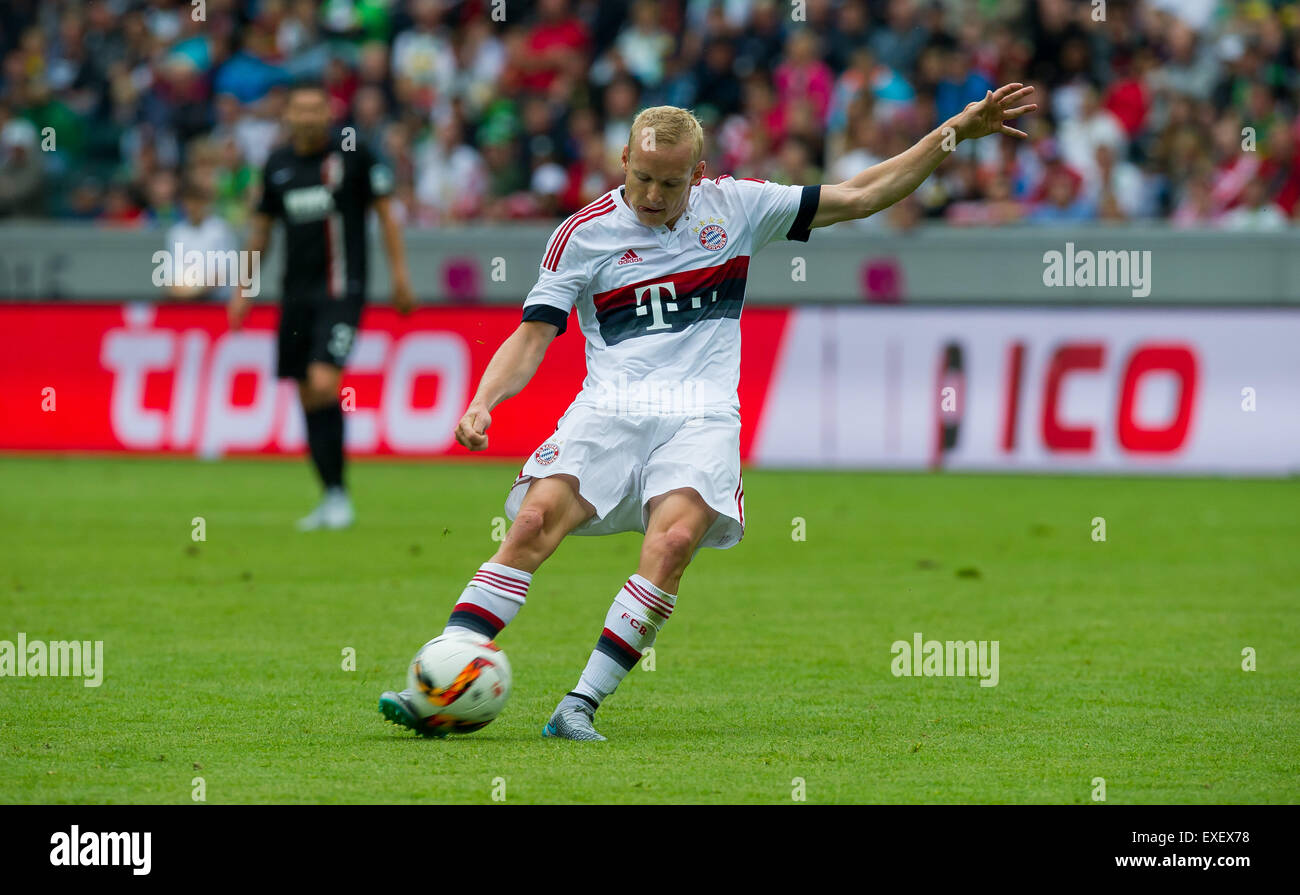 Moenchengladbach, Germany. 12th July, 2015. Munich's Sebastian Rode in ...