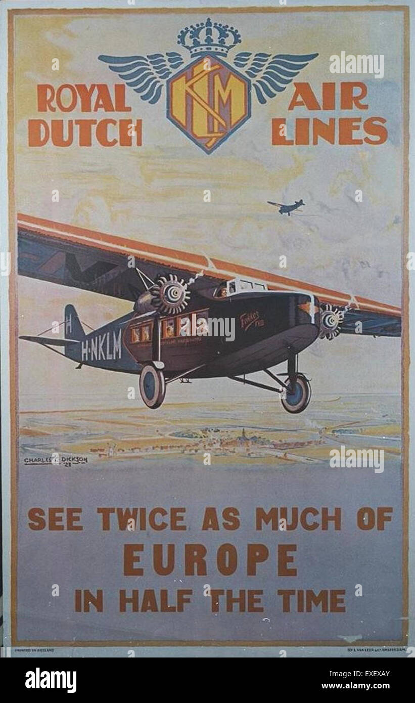 Dutch vintage poster hi-res stock photography and images - Alamy