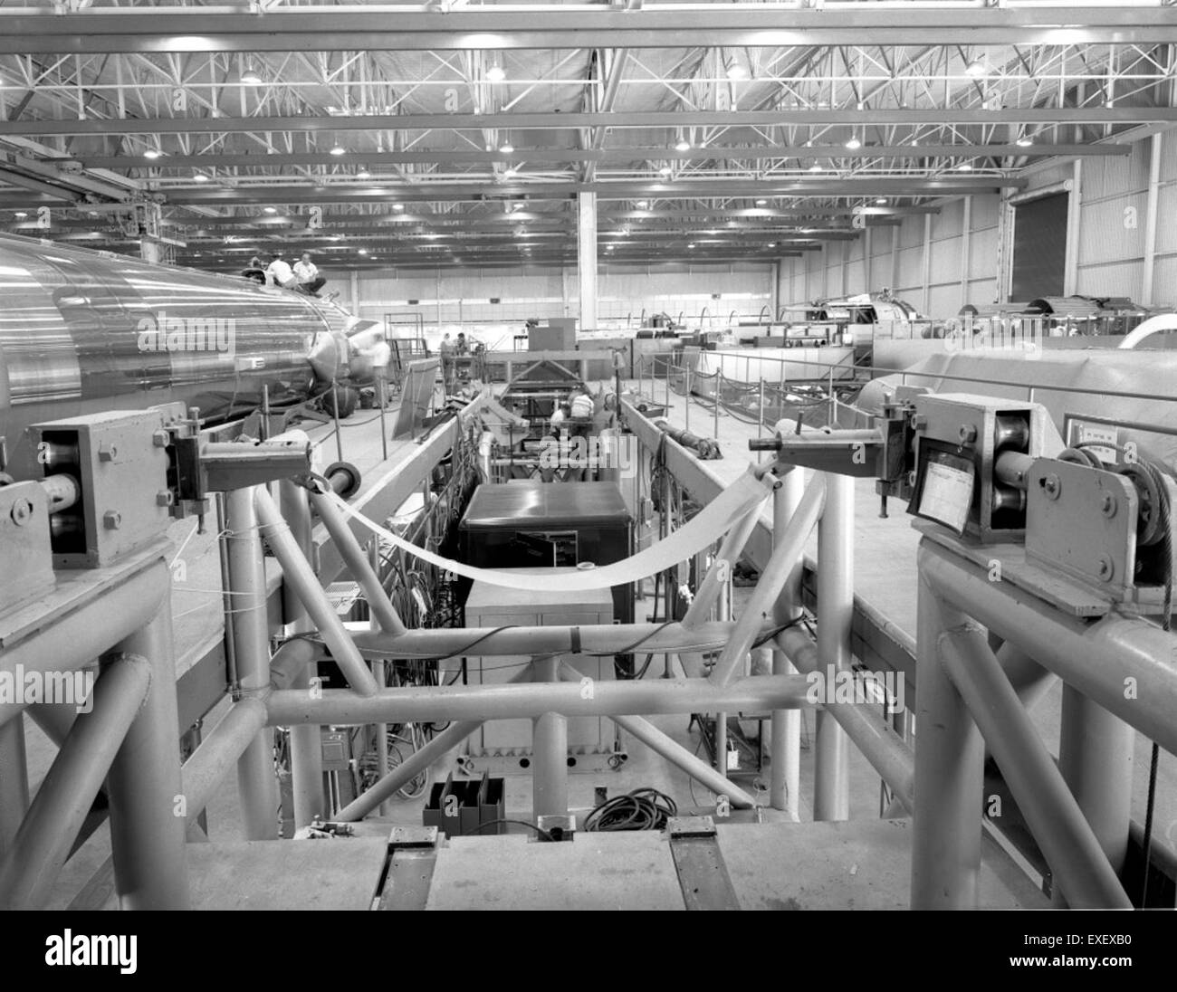 The construction of Building 5, an extension on the missile dock at a U ...