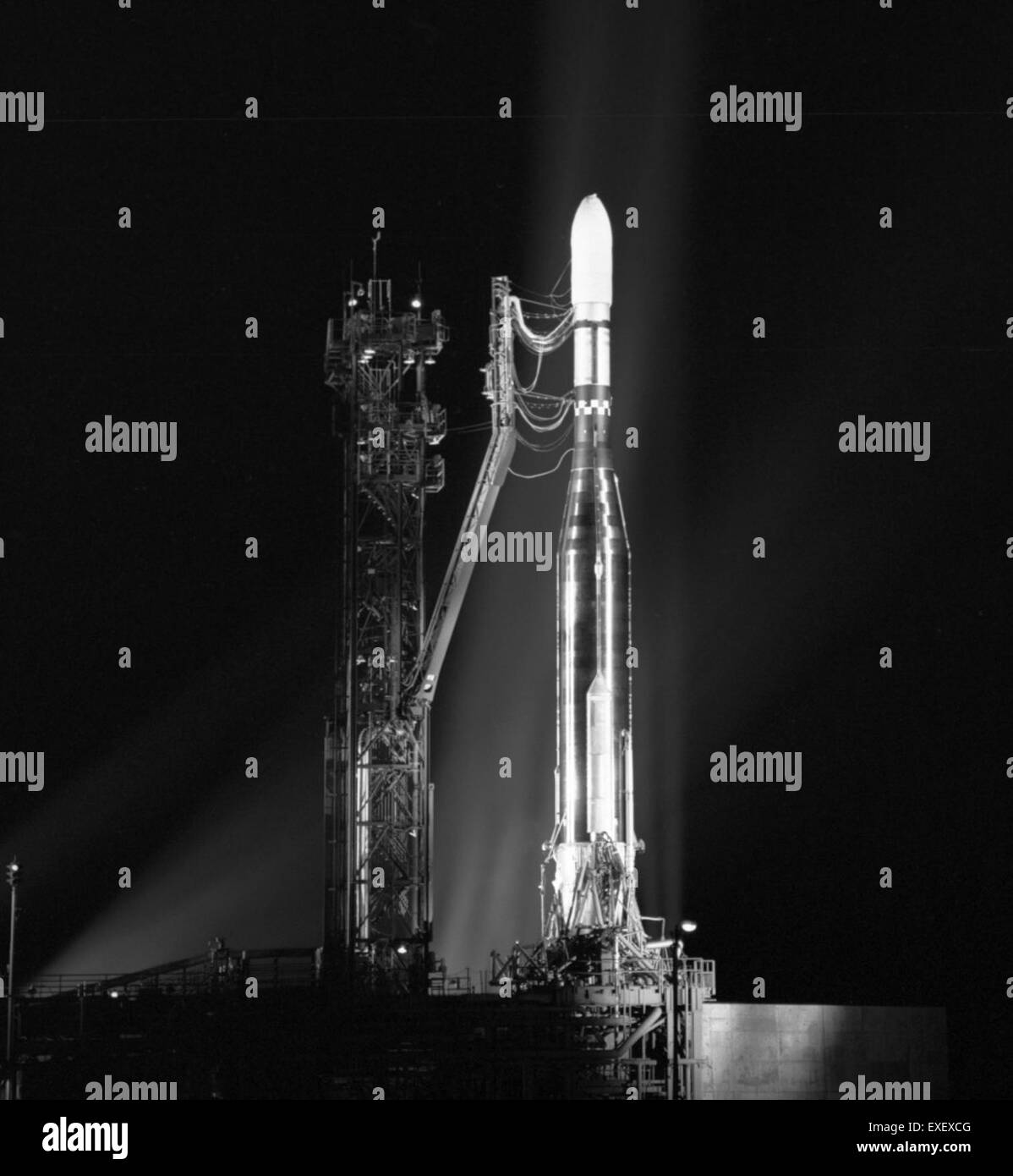 Atlas-Agena Details Atlas-Agena Pad 13; Prelaunch Alert; detail from 14 ...