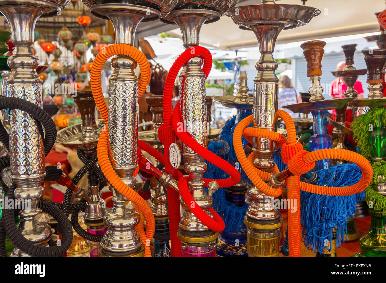 Arab smoking shisha pipe hi-res stock photography and images - Alamy