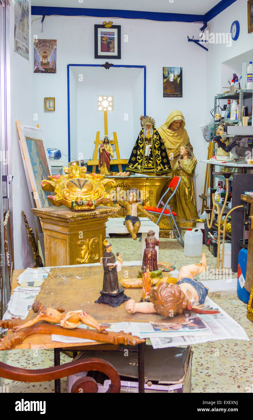 restoration of religious images for Christian churches Stock Photo - Alamy