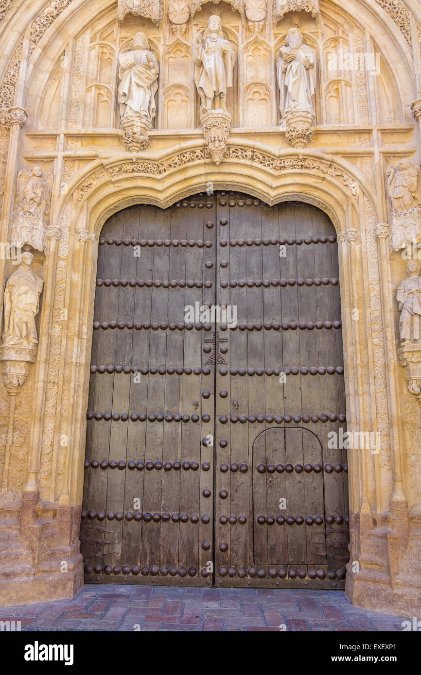 Ancient gateway to a church Stock Photo - Alamy