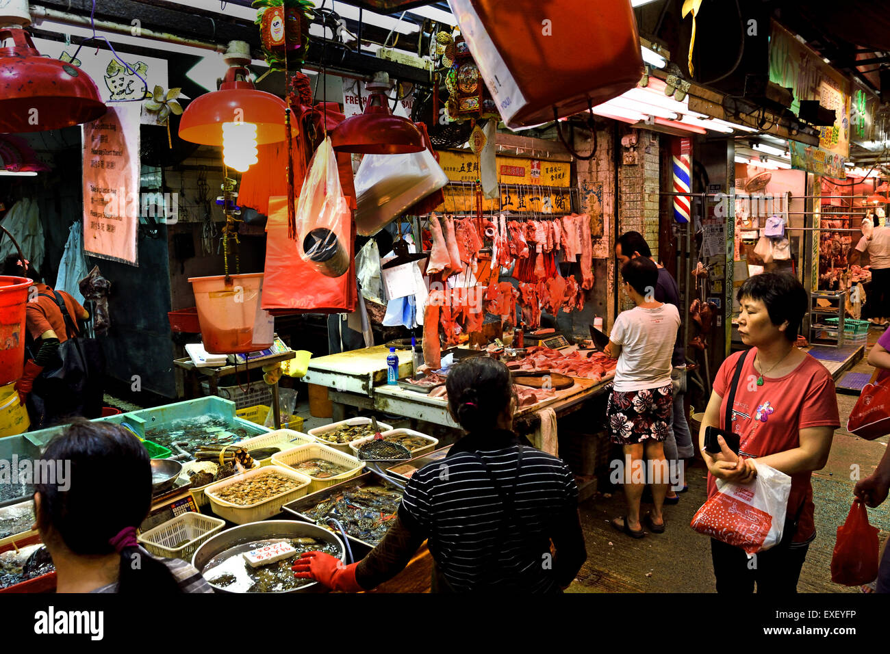 Street Market In Causeway Bay High Resolution Stock Photography and ...