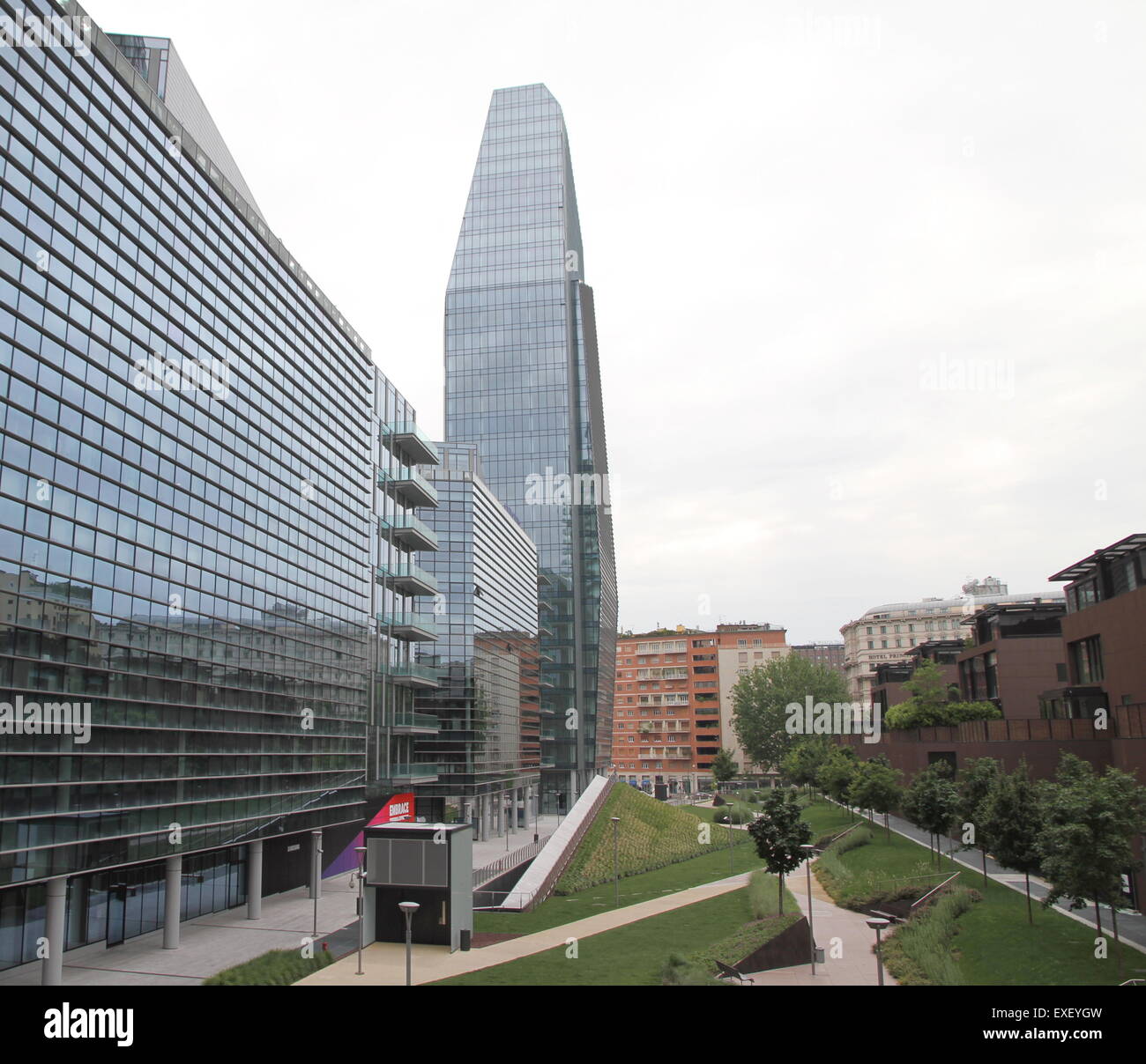 New Porta Garibaldi buildings in Milan, Italy Stock Photo - Alamy