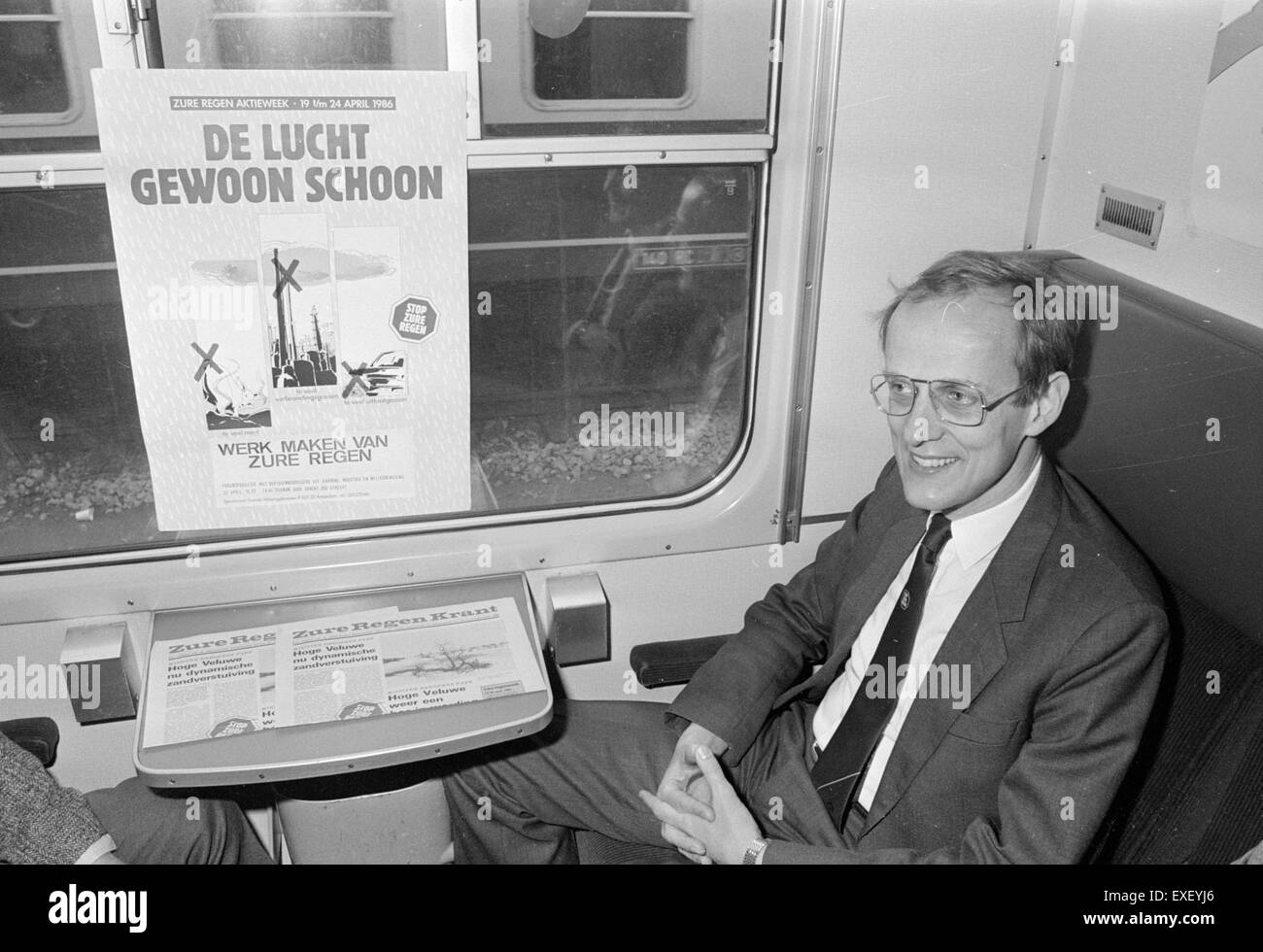 Minister Winsemius is captured in a historical photograph while aboard ...