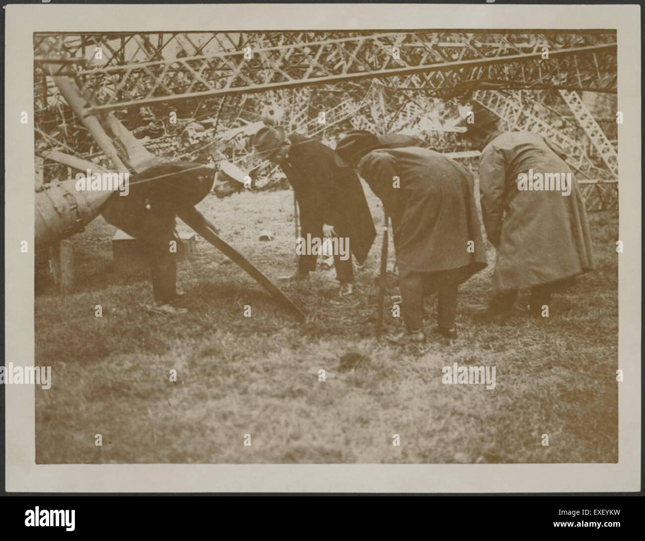 The wreck of a Zeppelin from World War I is a historical relic ...