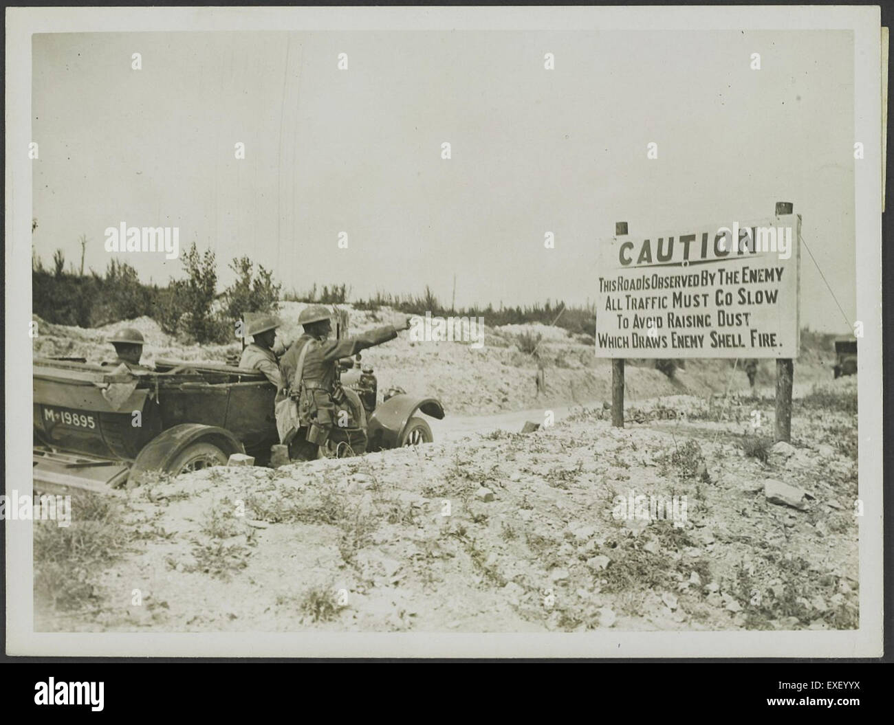 An official photograph of the British Western Front in France during ...