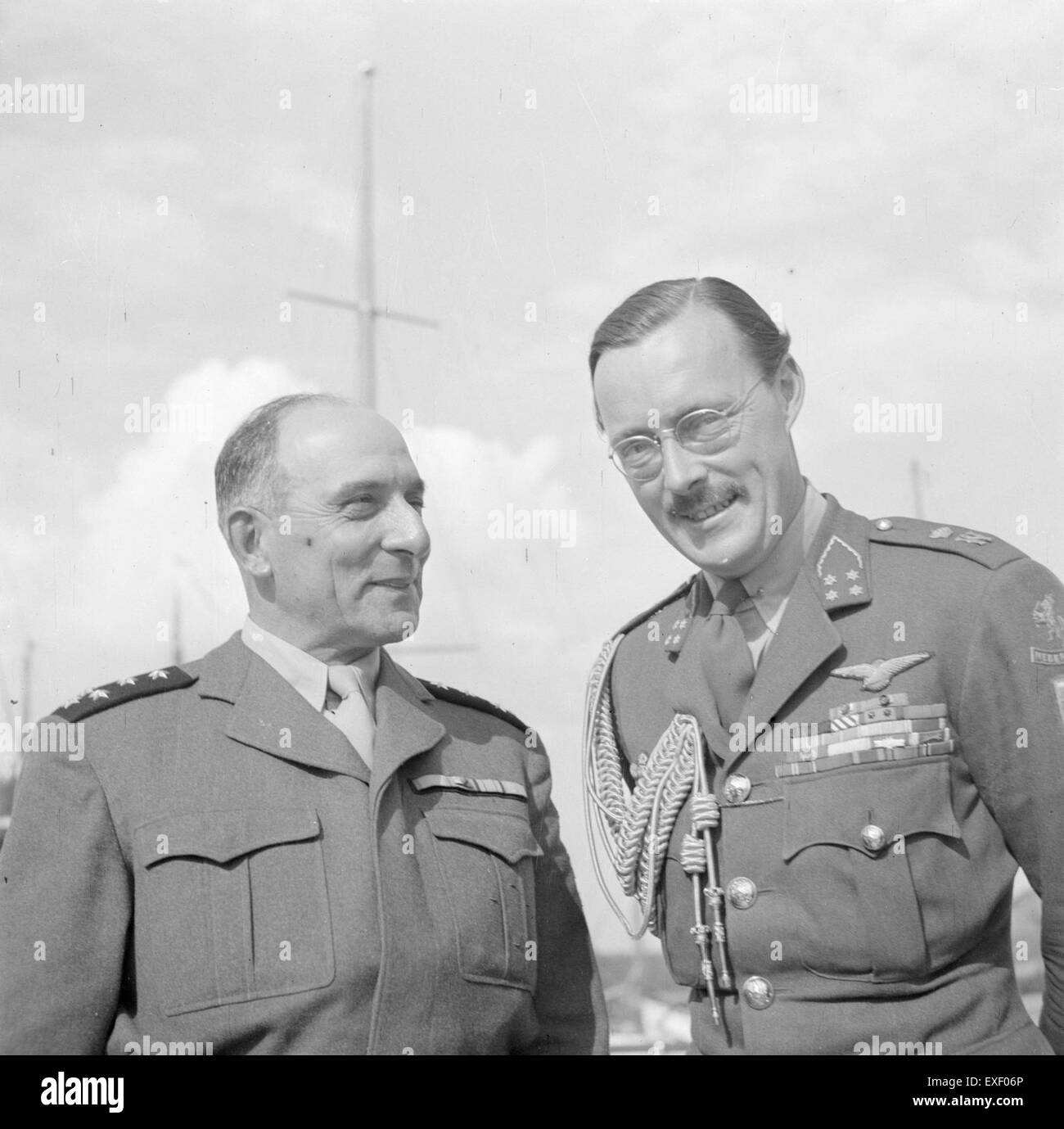 This portrait of Prince Bernhard of the Netherlands shows him with his ...