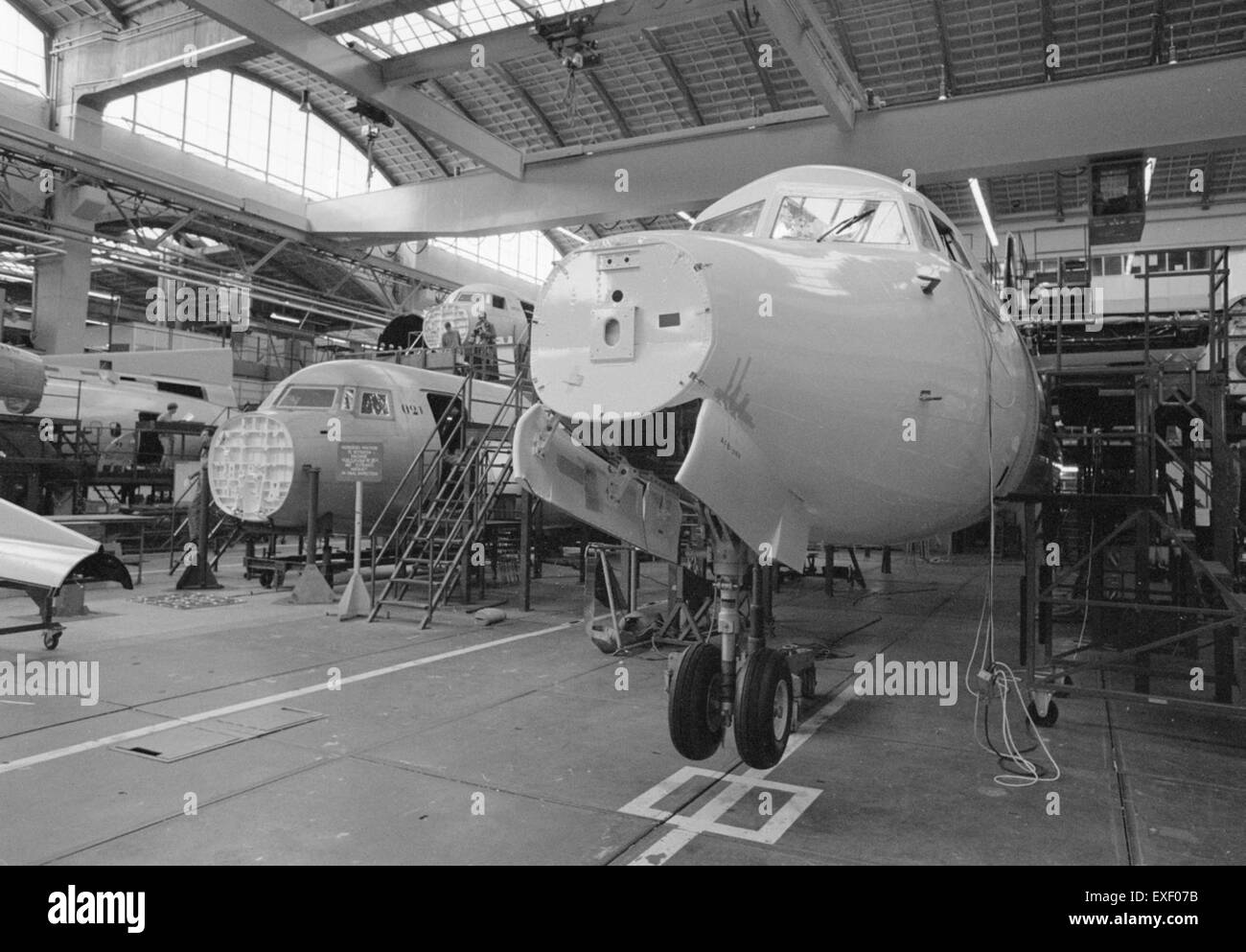 Productielijn Fokker-50 Fokker-50 assembly line Stock Photo - Alamy