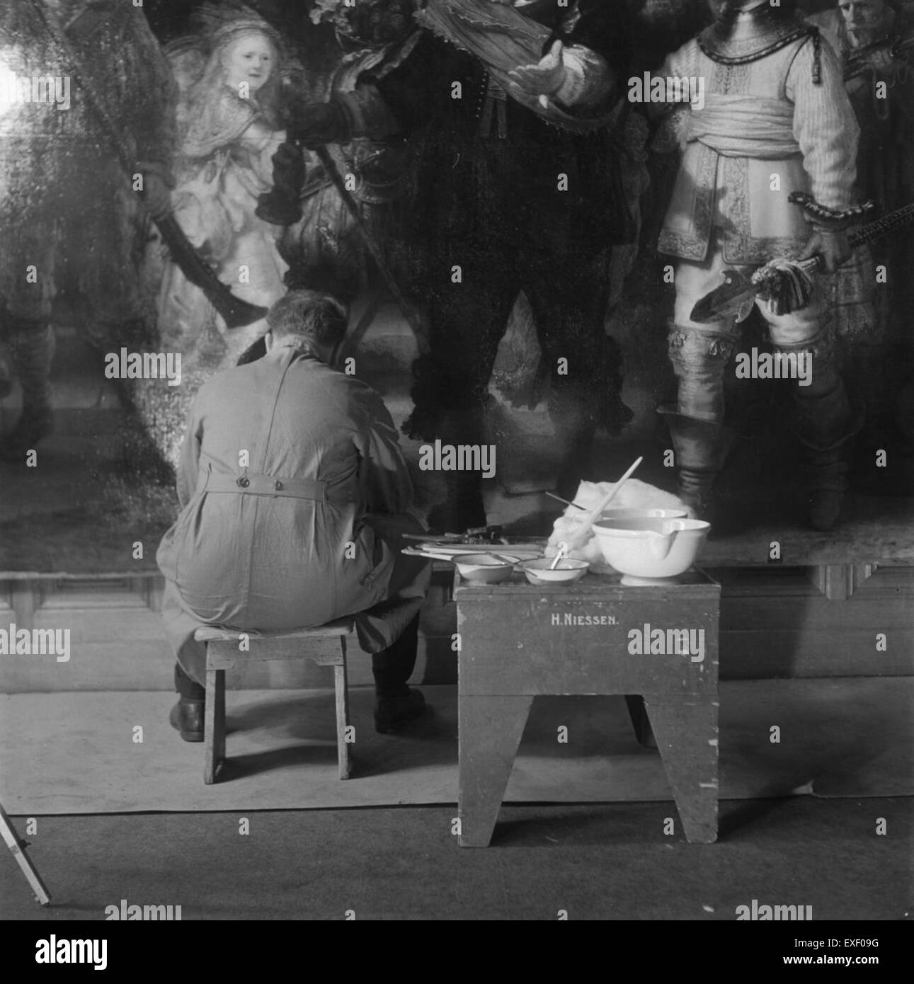 Rijksmuseum rembrandt Black and White Stock Photos & Images - Alamy