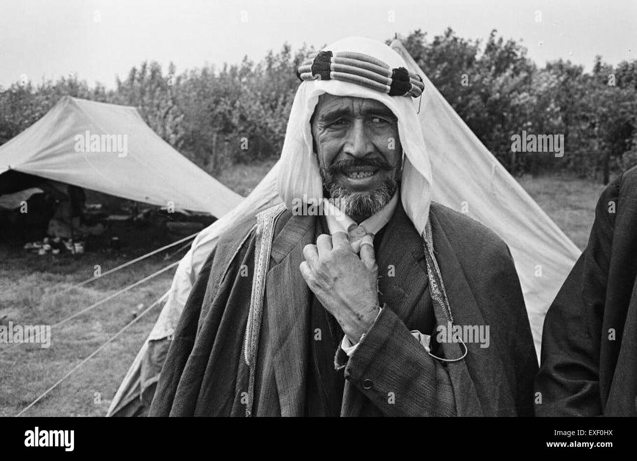 Sjeik op Haagse camping Sheikh at Dutch camping Stock Photo - Alamy