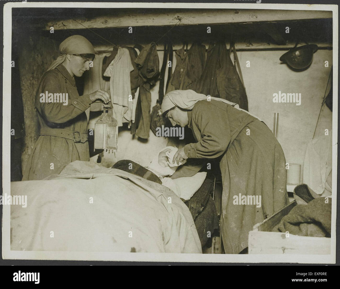 This historical image captures the British Western Front during World ...