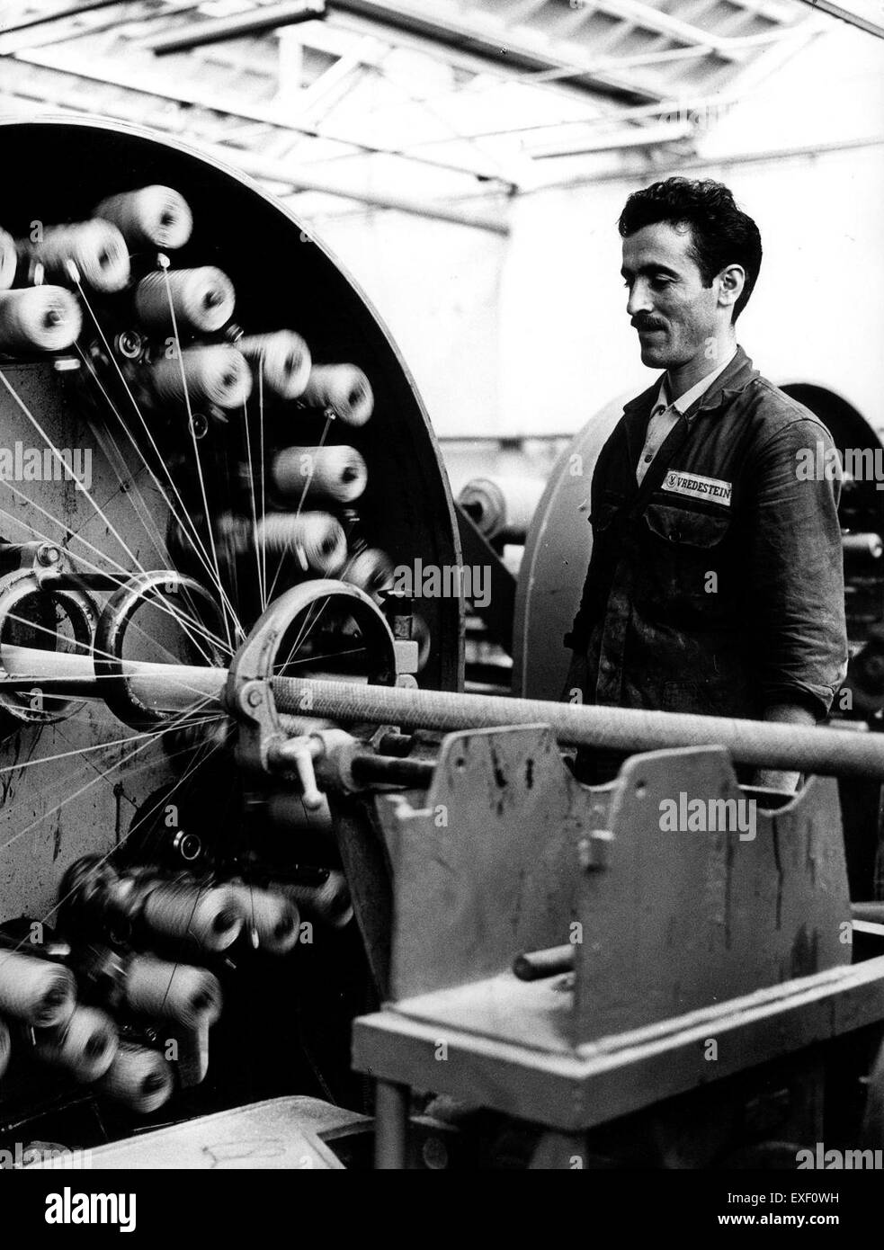 This image depicts a Turkish guest worker in a European country during ...