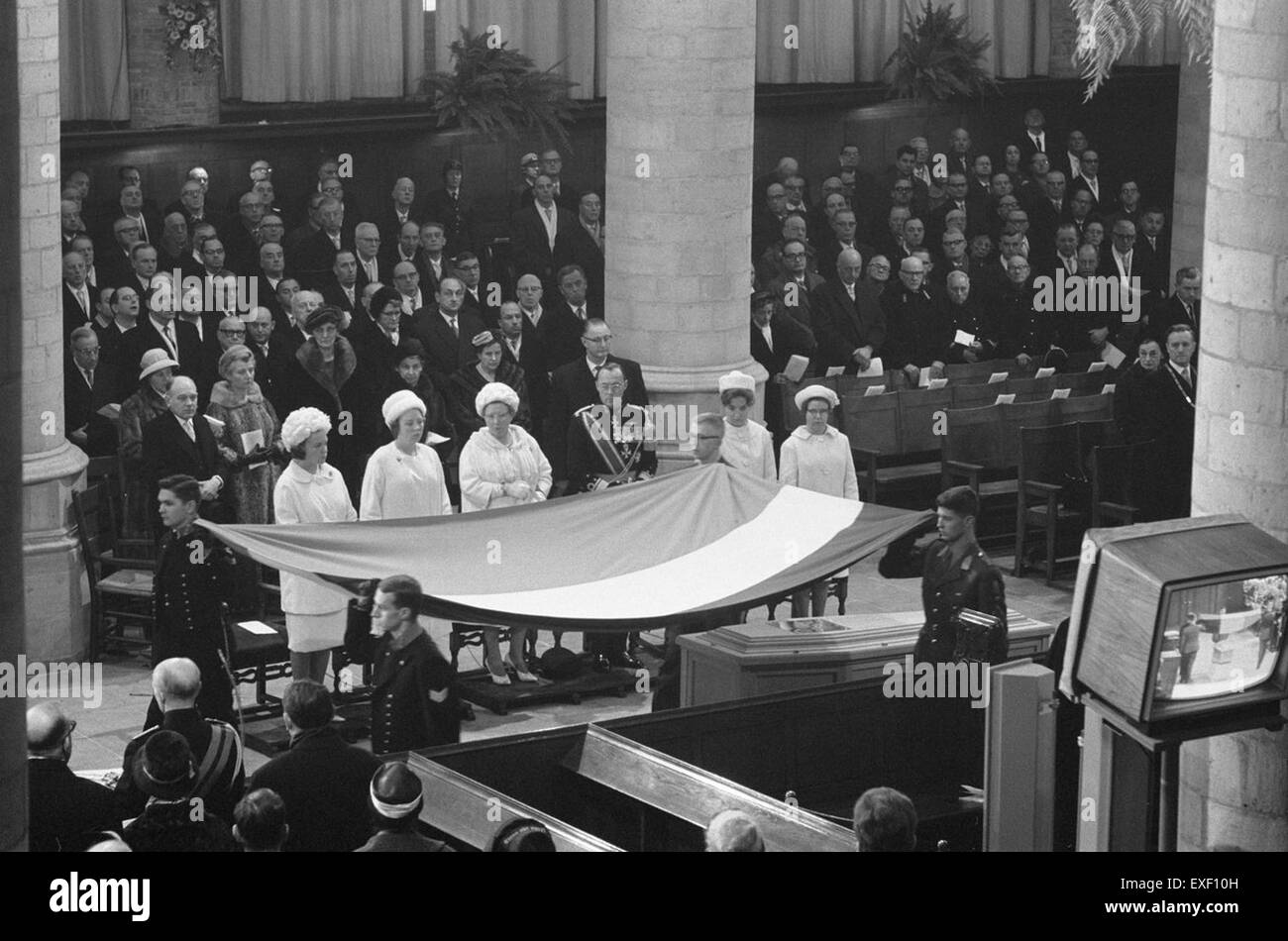 The painting depicts the solemn scene of the burial of Princess ...
