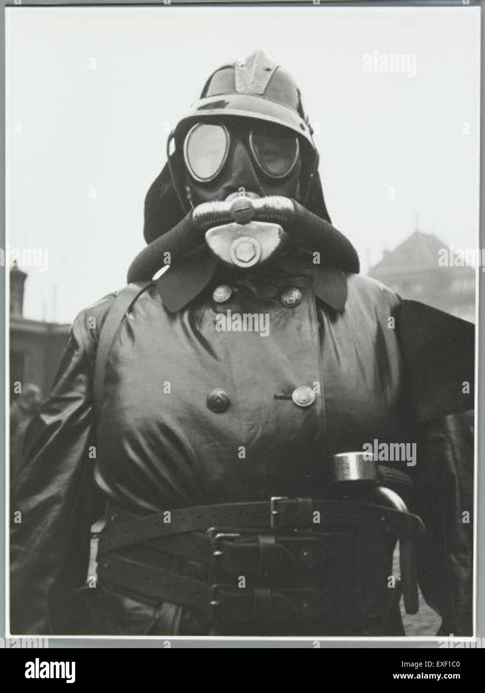 A historical portrayal of a firewoman, emphasizing her role in ...