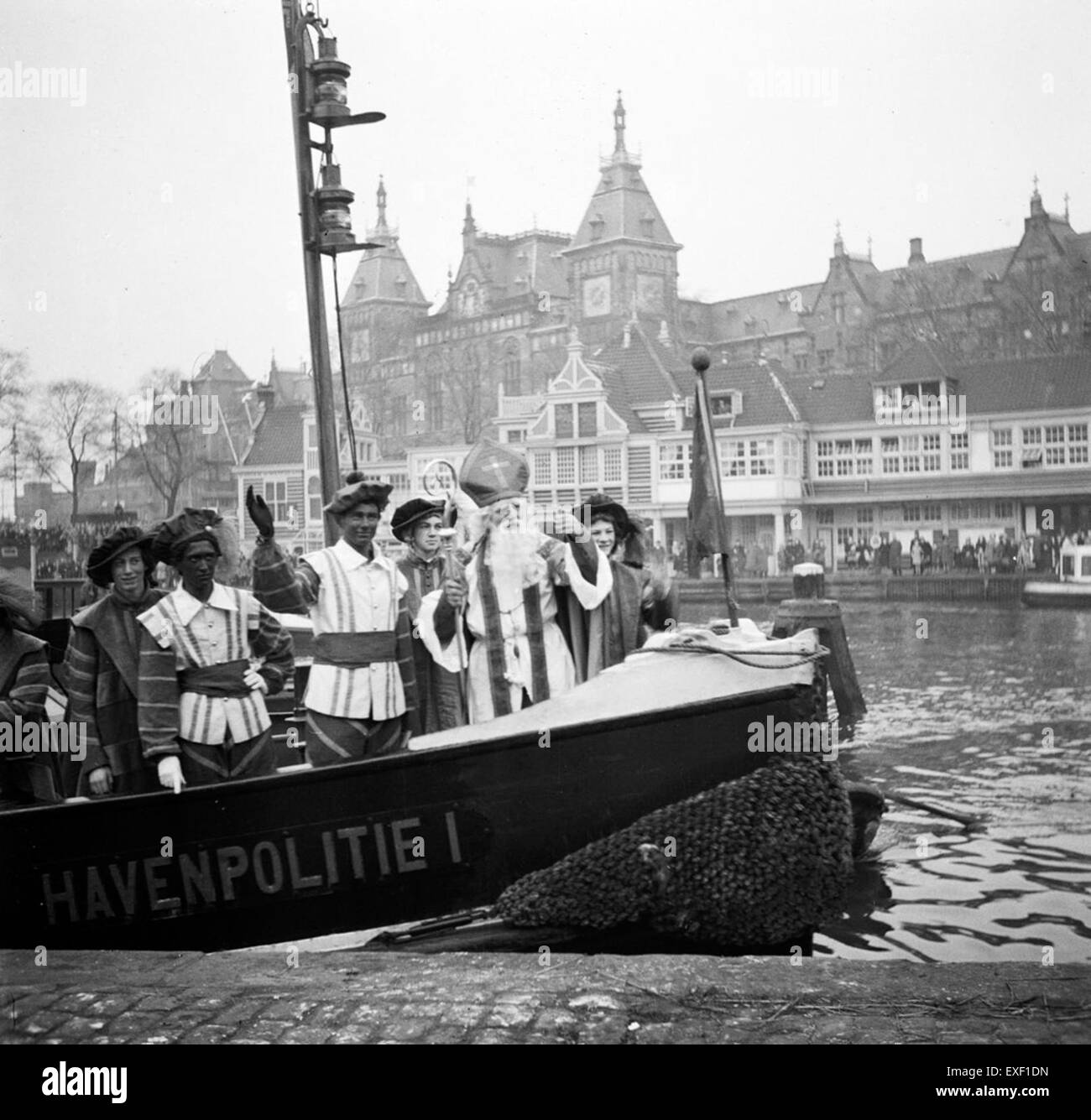 Saint nicholas in parade Black and White Stock Photos & Images - Alamy