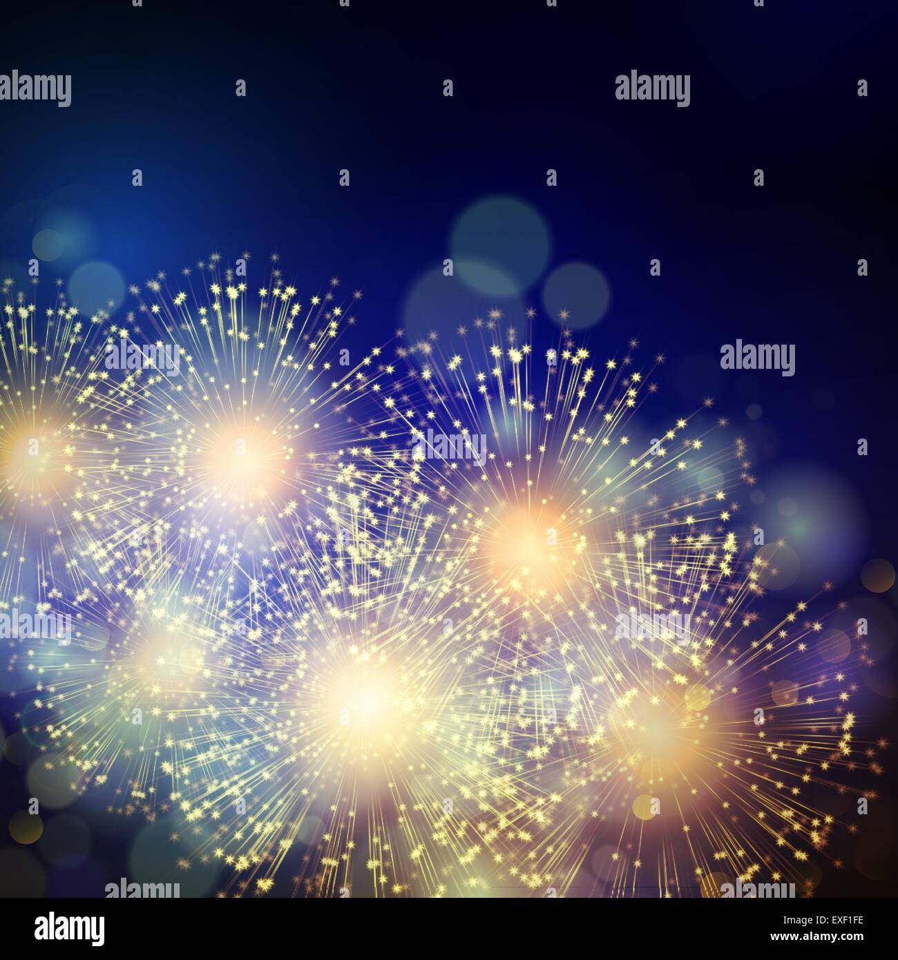 Vector Holiday Fireworks Background Stock Vector Image & Art - Alamy