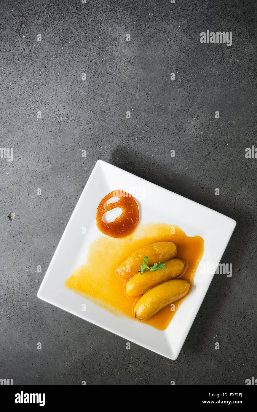 Flambeed bananas hi-res stock photography and images - Alamy