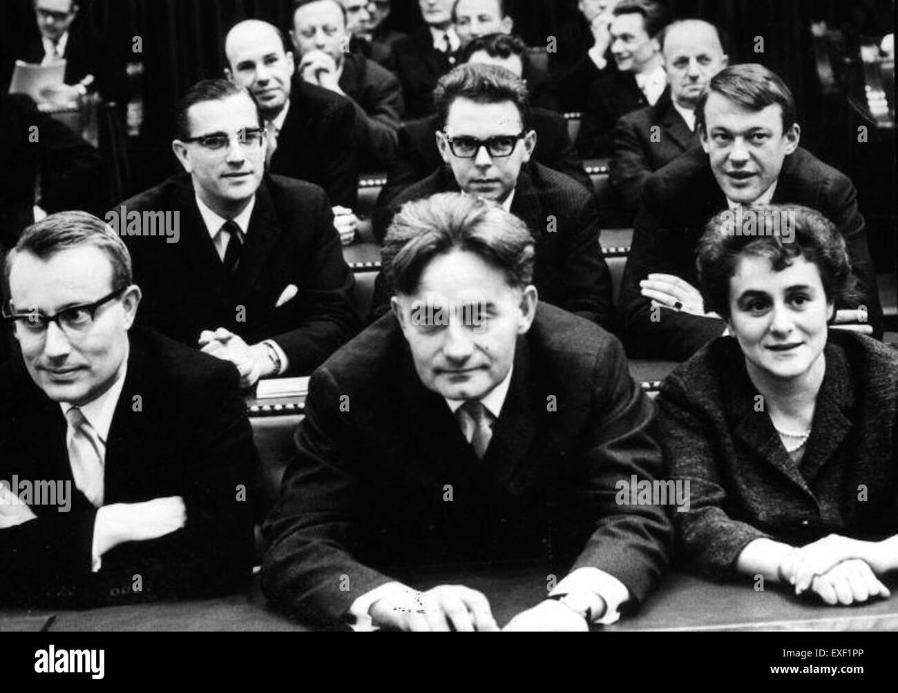 The image captures the debut of the Dutch political party D66 ...