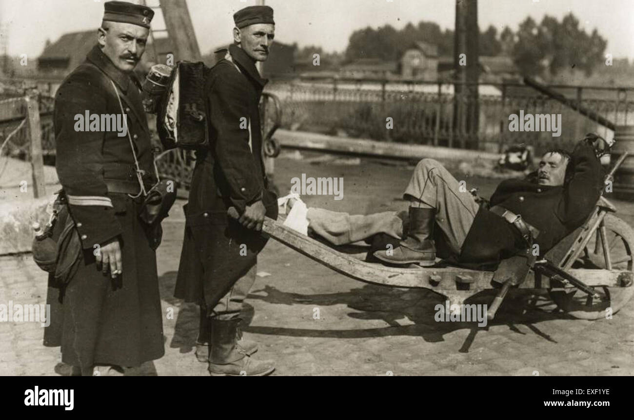 This poignant depiction of wounded soldiers during World War I, known ...