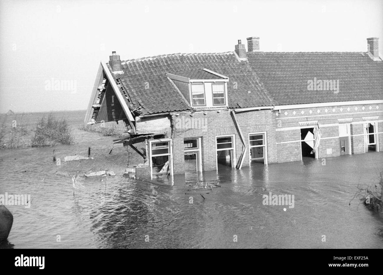 Netherlands floodwaters Black and White Stock Photos & Images - Alamy