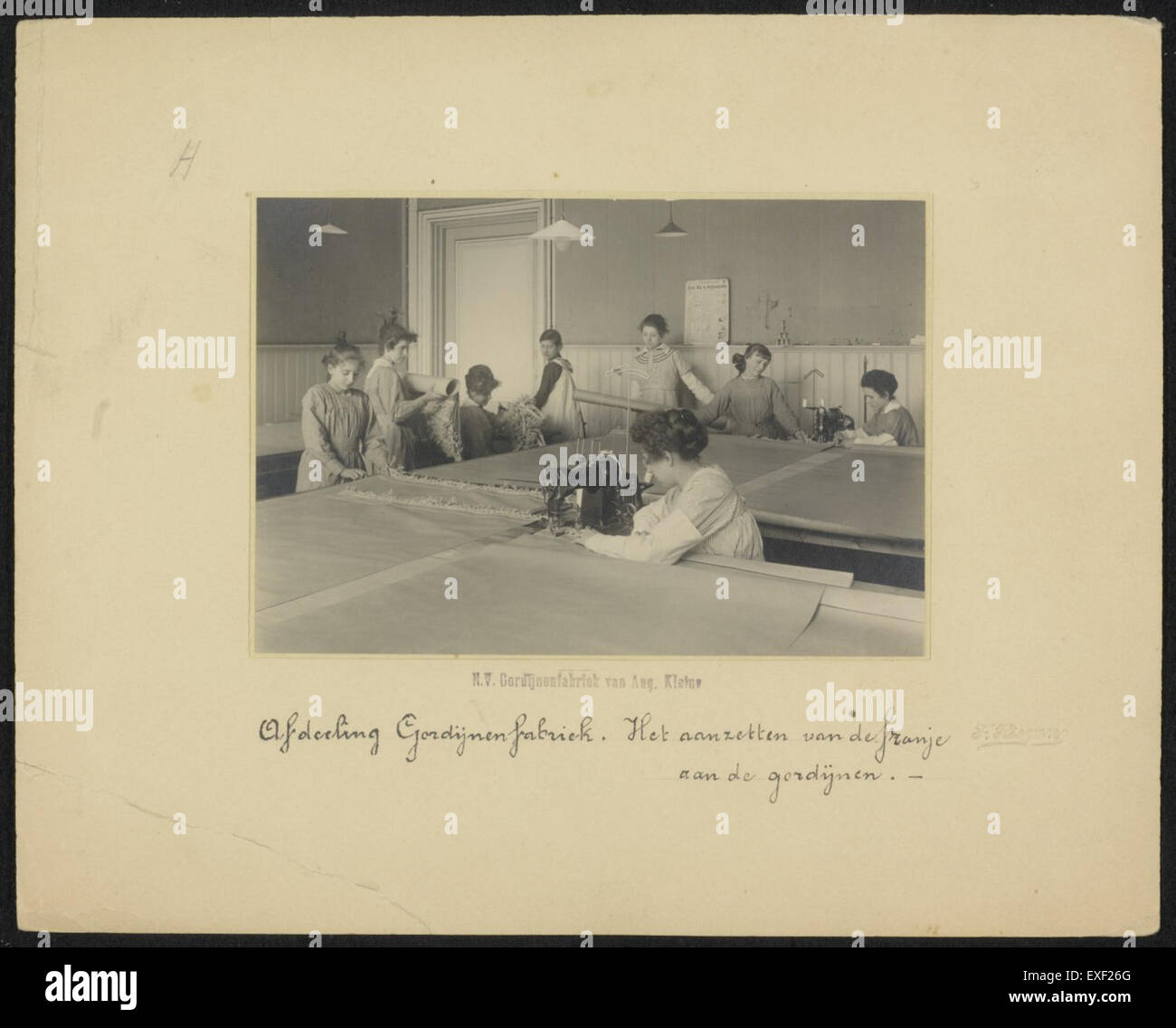 Gordijnenfabriek Aug Kleine refers to a historical Dutch company known ...