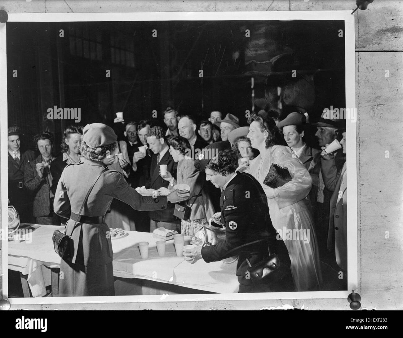This 21st May photograph depicts a welcoming event by the Canadian Red ...