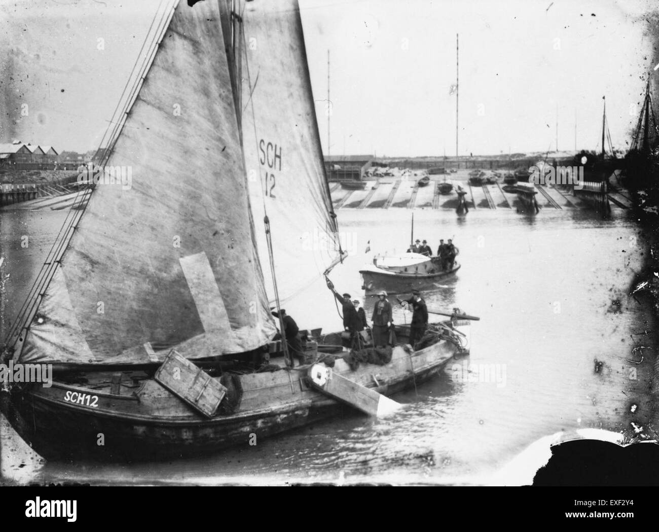 This historical photograph shows Queen Wilhelmina of the Netherlands ...