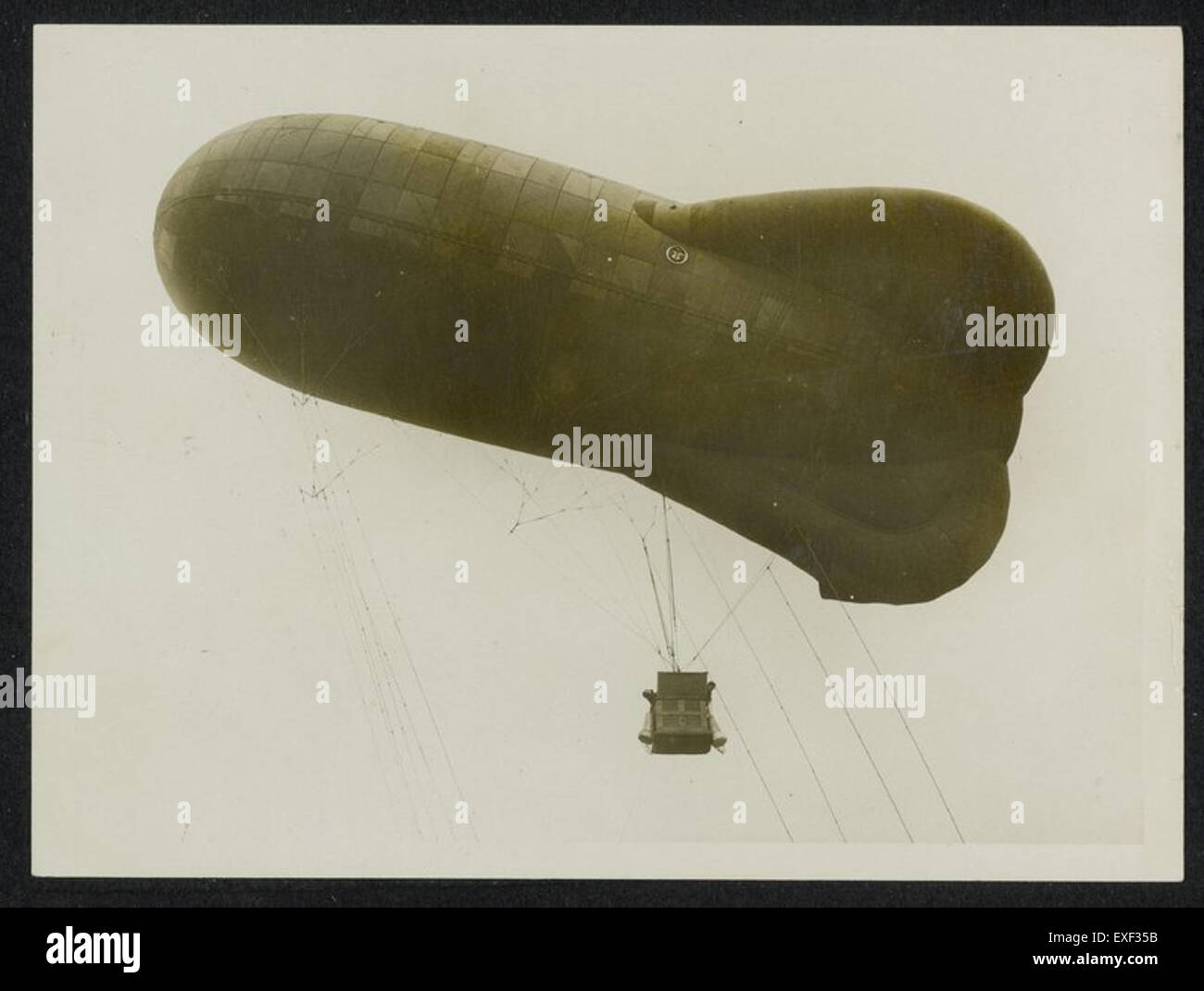 The World War I observation balloon, often referred to as a ...