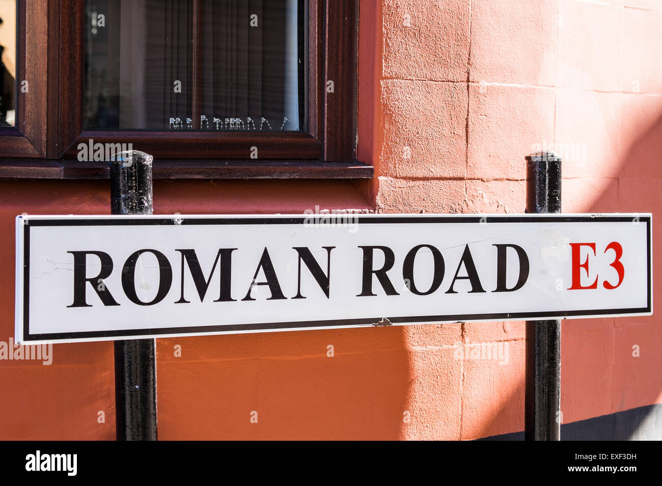 Sign roman road hi-res stock photography and images - Alamy