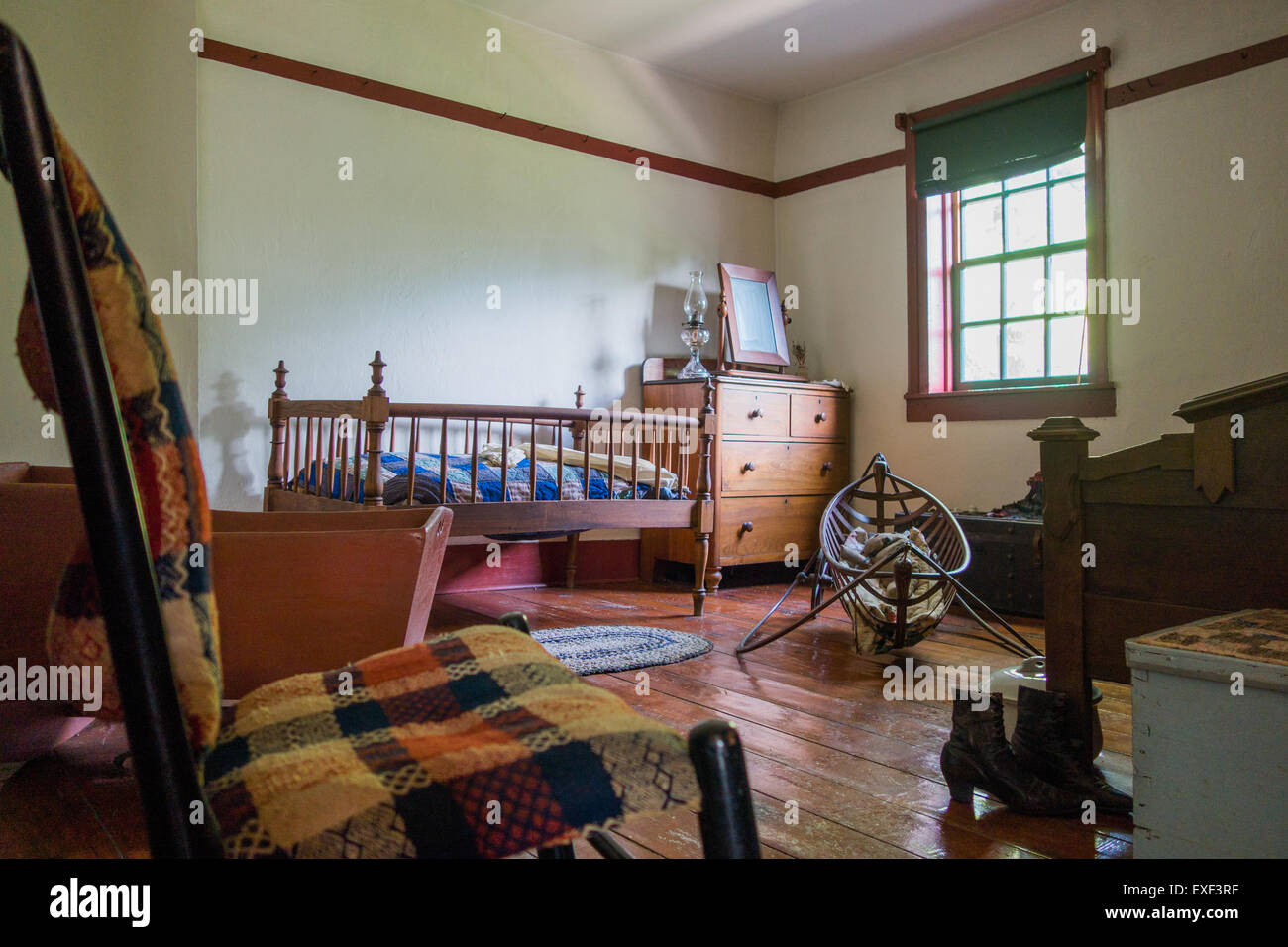 baby room farm house vintage Stock Photo - Alamy