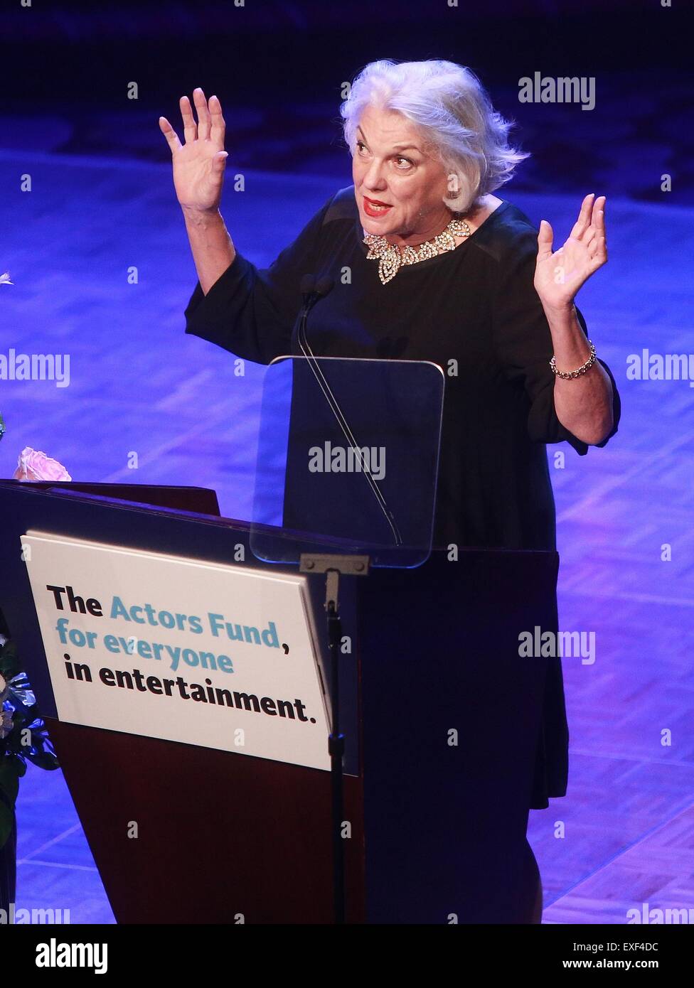 The 2015 Actors Fund Gala held at the New York Marriott Marquis Hotel ...