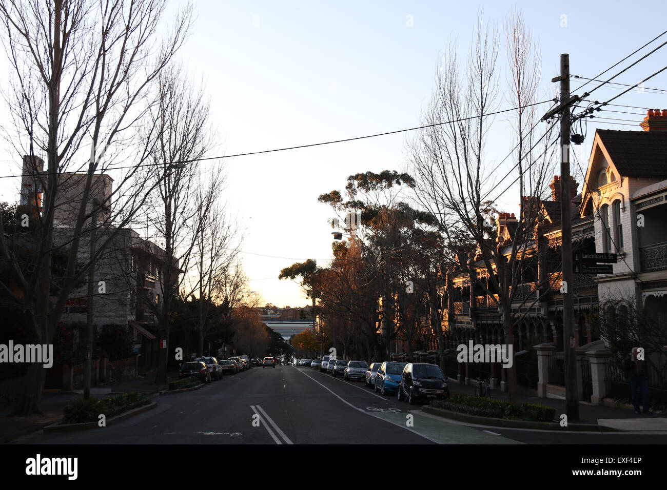 The northern end of Glebe Point Road in Glebe, a suburb in Sydney’s ...